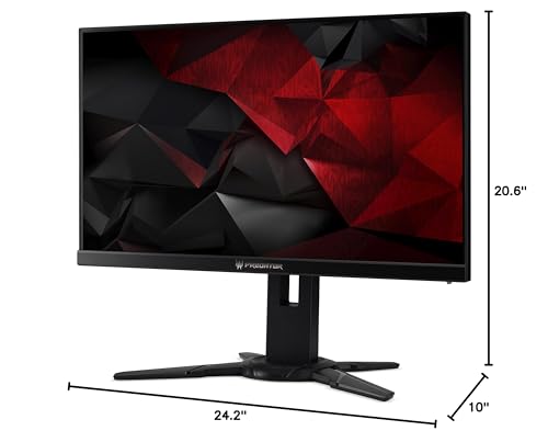 Acer Predator XB272 bmiprz 27" Full HD (1920x1080) NVIDIA G-SYNC TN Monitor, (Display Port & HDMI Port, 240Hz)