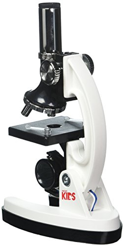 AmScope 120X-1200X Kids Beginner Microscope Kit - Includes IQCrew Science Microscope Accessory Kit