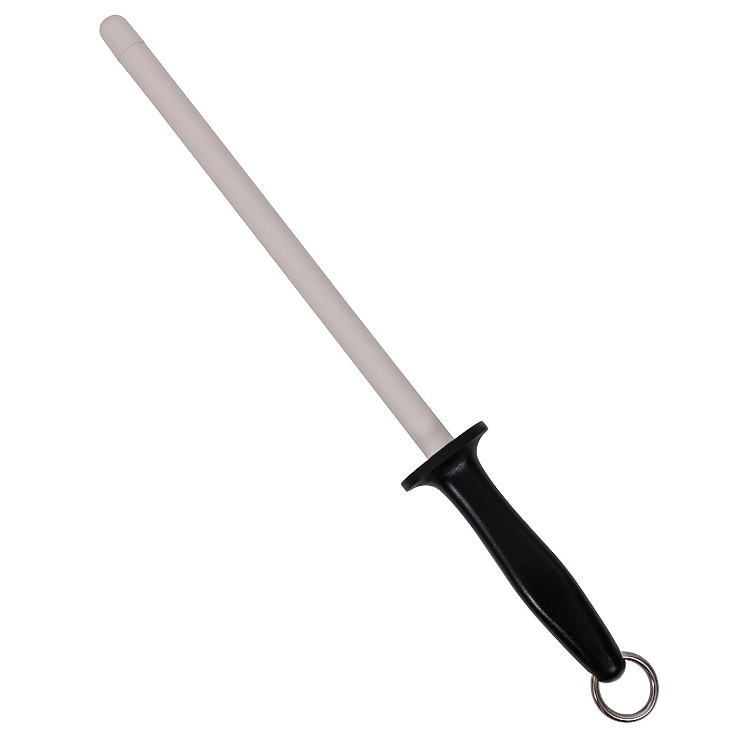 10.75" Ceramic Rod Knife Sharpener Pierre Bonnel, Highly Durable Anti-Breaking Professional Ceramic Honing Rod
