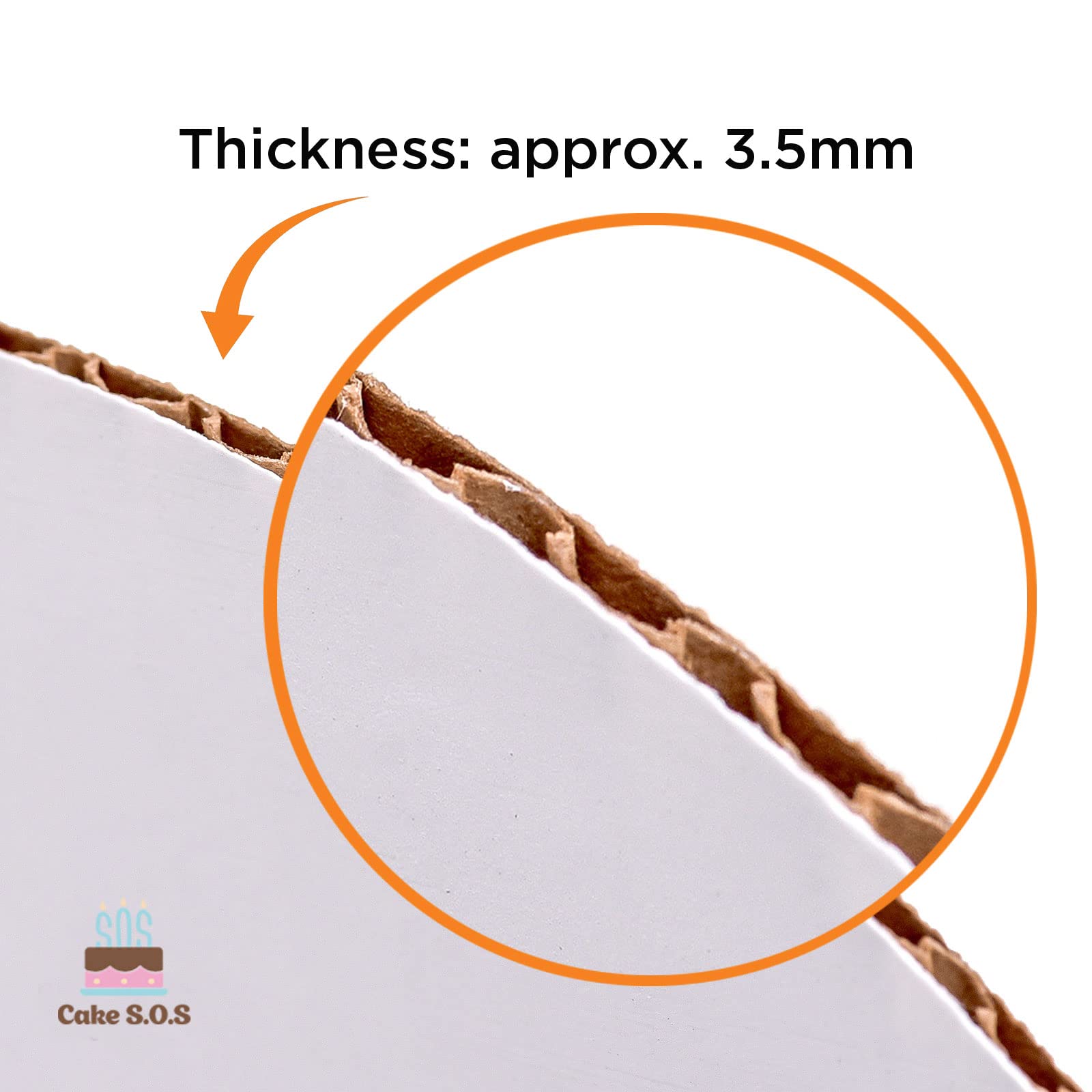 12" Round Coated Cakeboard, 12 ct.