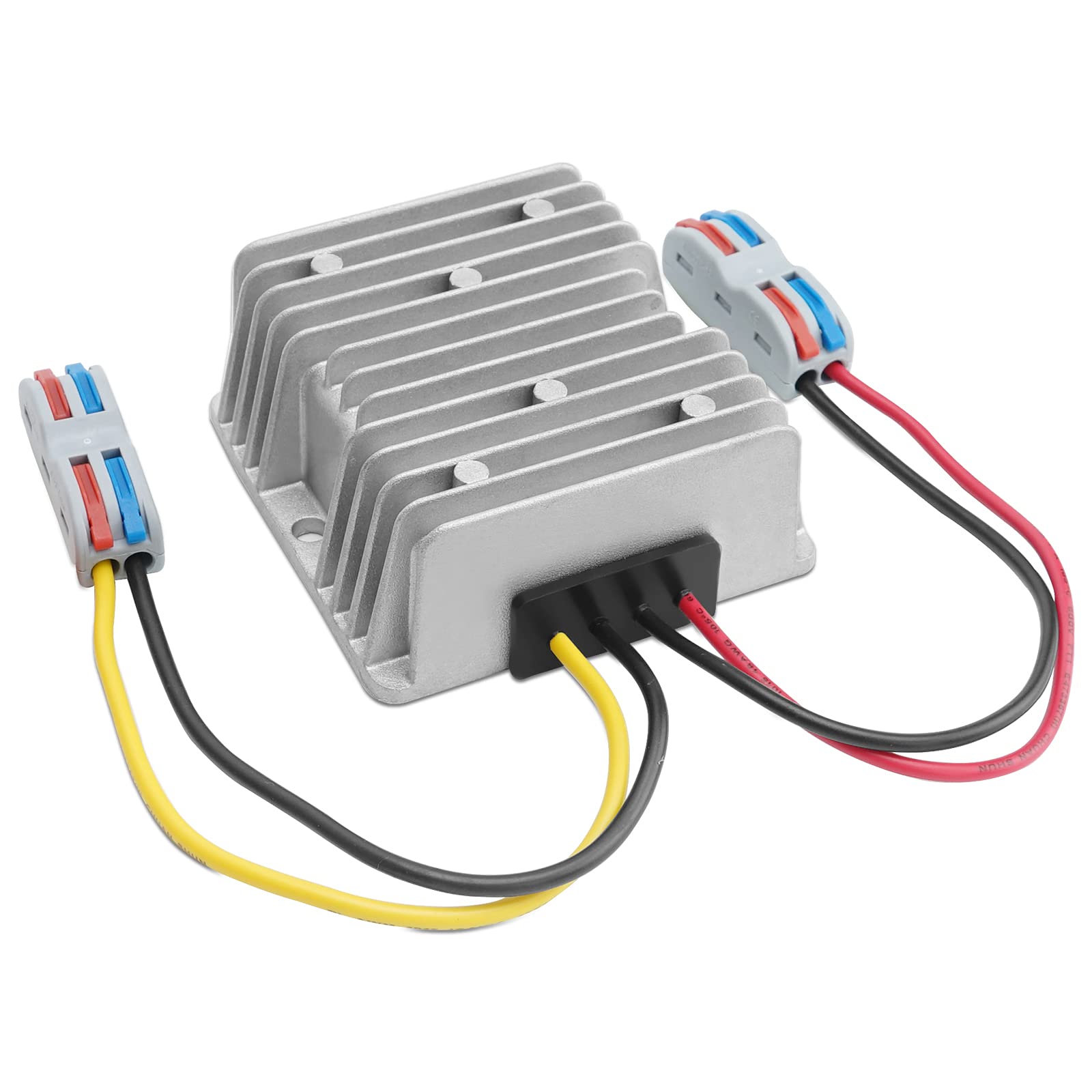 DC 24V Step Down to DC 12V 30A 360W DC DC Converter Regulator Waterproof Buck Power Supply Reducer Regulator Transformer Voltage Module for Golf cart Club car