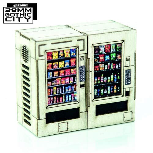 4Ground Vending Machines White X2 (Pre-Painted)