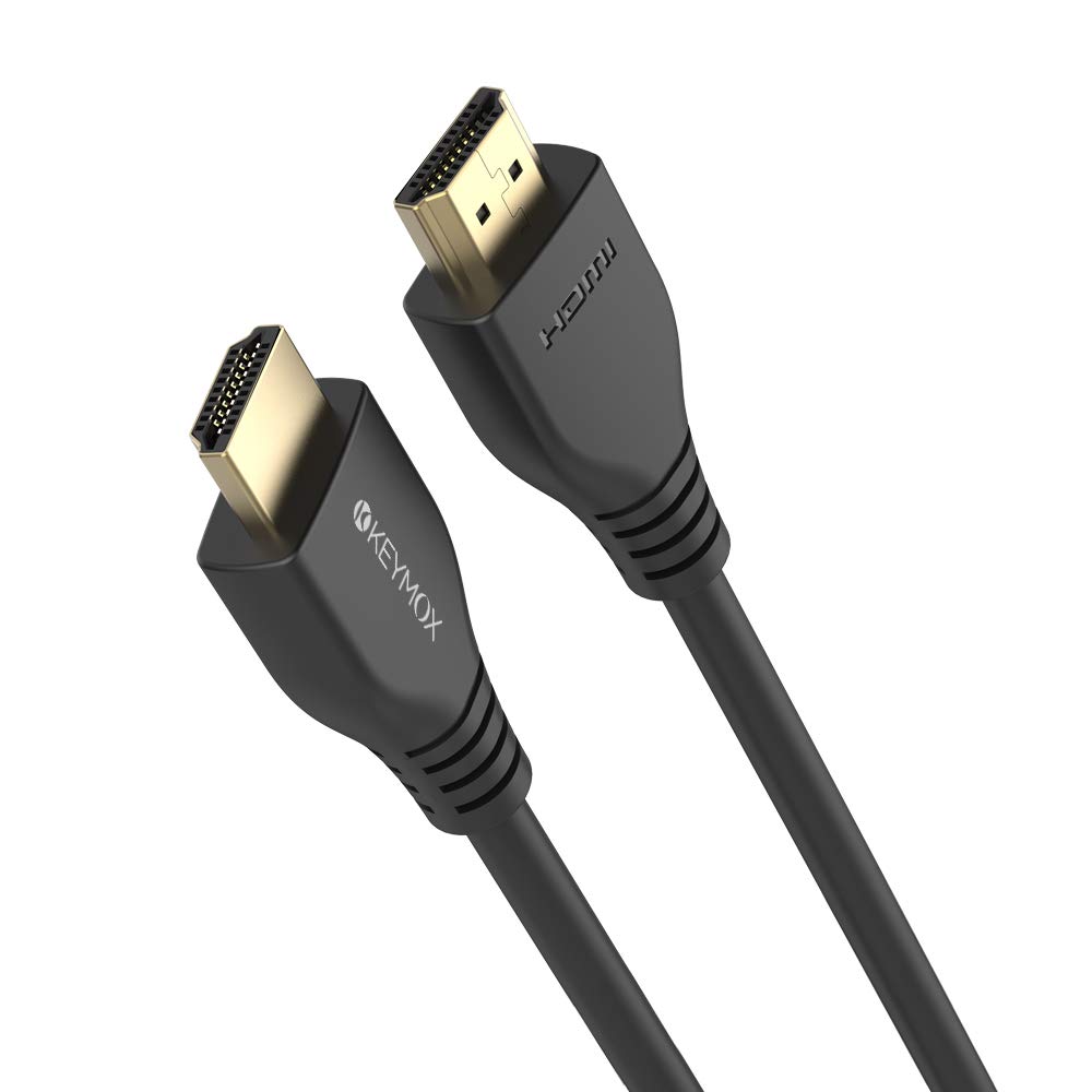 8K HDMI Cable 10ft KEYMOX HDMI 2.1 Cable, 48Gbps Ultra HD High Speed, Support 4K@120Hz & 8K@60Hz, Dynamic HDR,eARC/Ethernet, Compatible with Apple TV,Nintendo Switch,Roku,Xbox Series X/S,PS5,Blu-ray