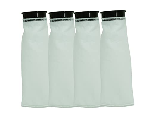 2.75 inch Filter Sock - 4 Pack Waterbox Compatible Filter Socks with Black Rim; Eshopps Compatible; 225 Micron Filter Sock; Saltwater Aquarium Filter Sock; Compatible with Freshwater and Saltwater
