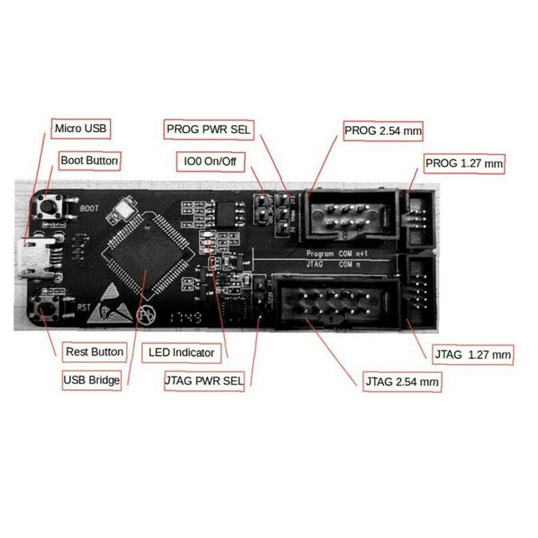 JTAG Debug Program Downloader ESP-Prog ESP8266 ESP32 Chip Automatic Debugging Board,Components