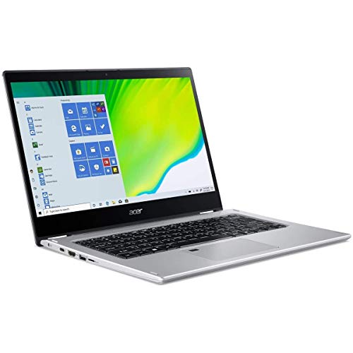 Acer Spin 3 Convertible Laptop, 14" Full HD IPS Touch, 10th Gen Intel Core i5-1035G4, 8GB LPDDR4, 512GB NVMe SSD, WiFi 6, Backlit KB, Fingerprint Reader, Rechargeable Active Stylus, SP314-54N-50W3