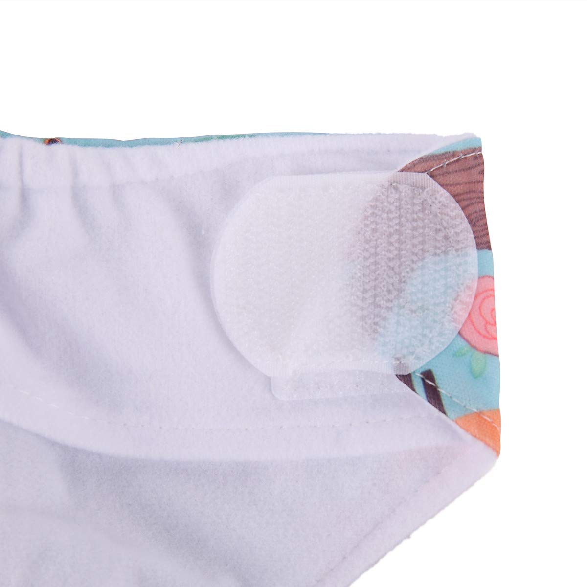 Baby Pocket Cloth Diaper Nappy Hook and Loop (Pineapples)