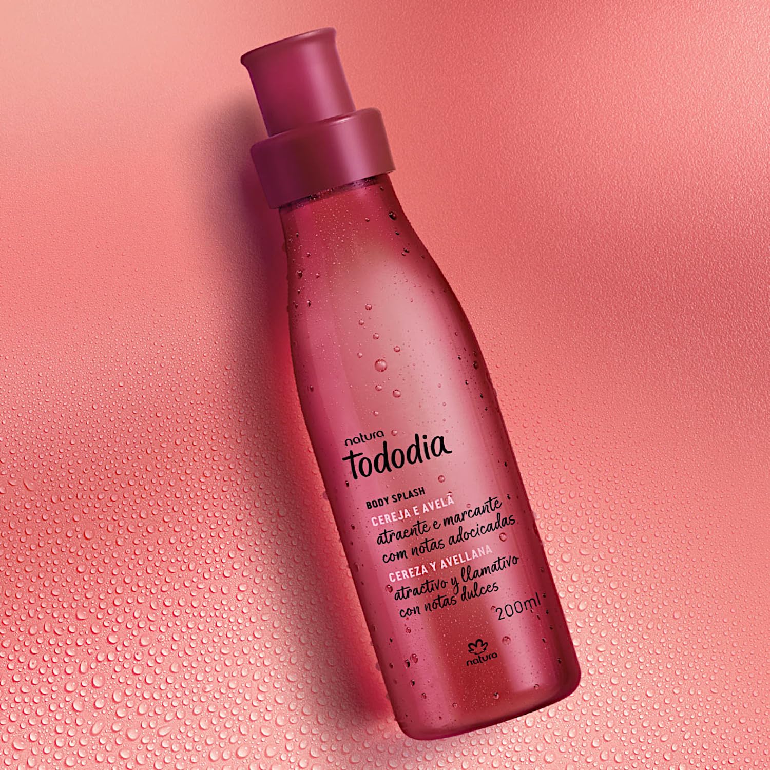 natura Cereja e Avela Body Splash tododia Cherry and Hazelnut Body Spray 200 ml