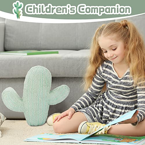 16 Inches Cactus Shape Pillow Cute Throw Pillow Succulent Pillow 3D Shaped Throw Pillow Sofa Cactus Shaped Pillow Plush Cactus Decorative Pillow Office Bed Cushion