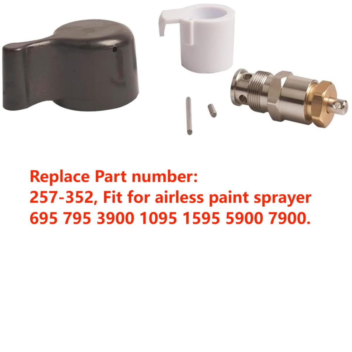 257352 Prime Spray Valve, Drain Valve for Graco 695 795 3900 1095 1595 5900 7900 Aftermarketr Airless Paint Sprayer