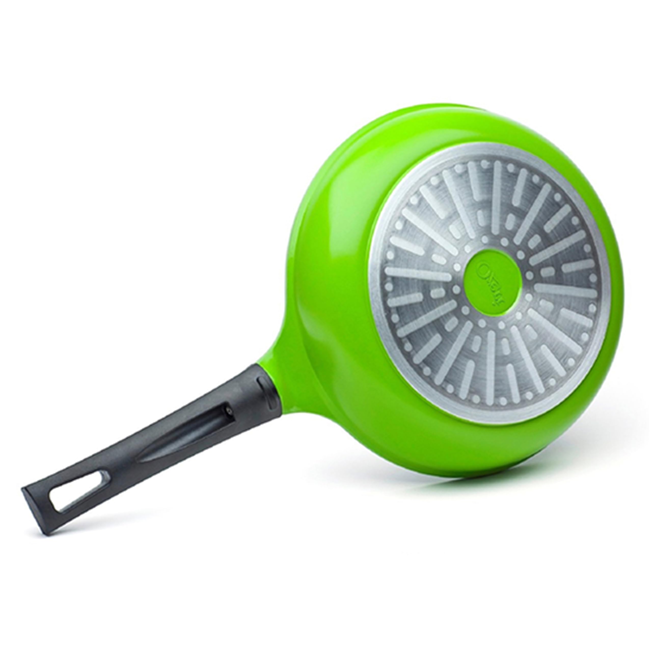 10" Green Ceramic Frying Pan by Ozeri, with Smooth Ceramic Non-Stick Coating (100% PTFE and PFOA Free)