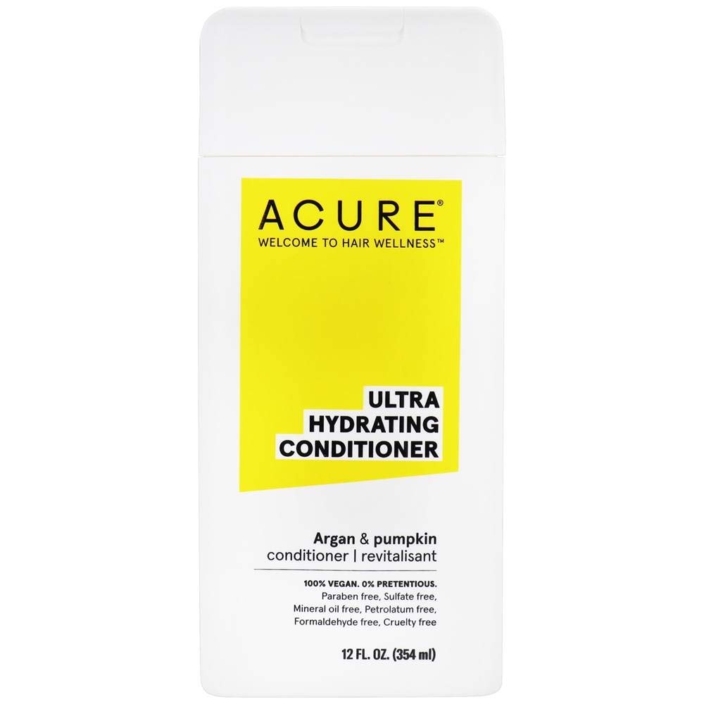 ACURE Ultra Hydrating Conditioner | 100% Vegan | Performance Driven Hair Care | Argan & Pumpkin - Ultra Hydrating Moisture & Omega Fatty Acids | 12 Fl oz