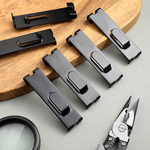25 Pcs Black Notch Hook for Wire Grid Wall Picture Hook Metal Display Hook Hanger Utility Notch Grid Wall Hangers Grid Wall Accessories for Photo Frame Painting Arts Center Grid Panel