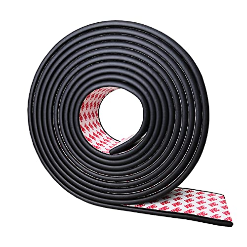 Makibi Edge Protector for Baby | Edge Guard Baby Proofing | Edge Bumpers for Furniture, Table, Desk | 3M Pre-Taped | 16.4ft/5m (Black)