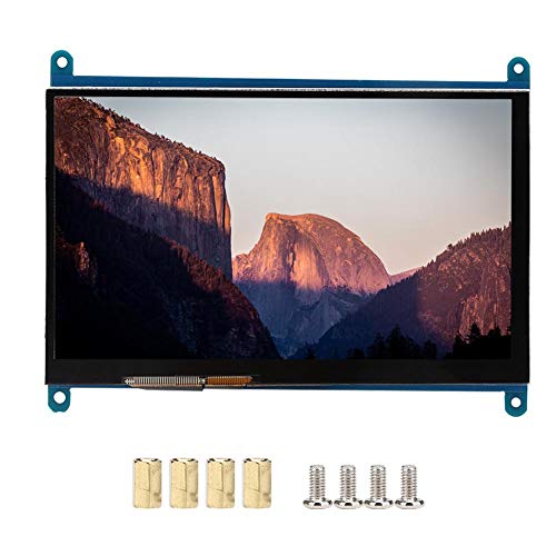 7-inch Display, Ultra HD Display Capacitive Touch Screen, Support for Independent Backlight Control and Hdmi Interface Input, Can Be Used As Hdmi/Raspberry Pi/Computer Monitor.