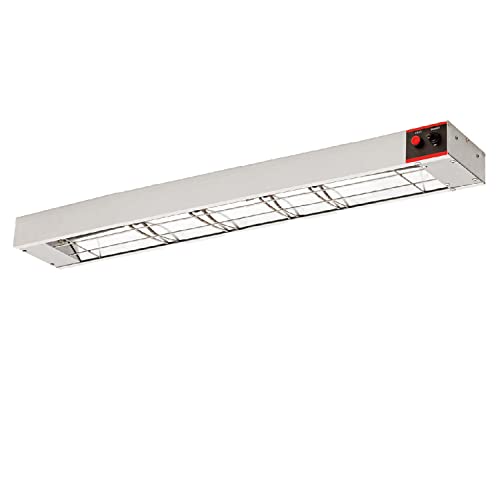 60 Inch Food Heat Lamp Overhead Food Warmer Commerical Strip Warmers 1400 Watts with Chain and Us Plug,110v (60")