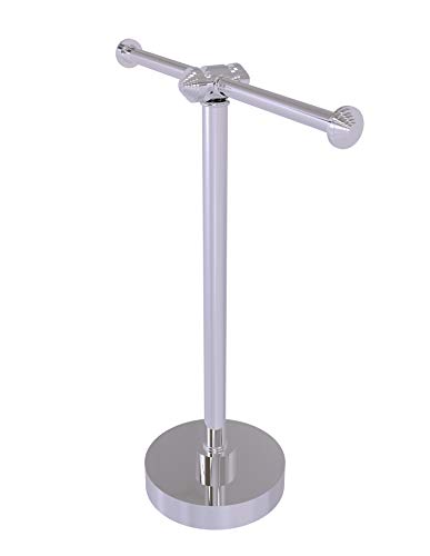 Allied Brass SB-82-PC Southbeach Collection Vanity Top 2 Arm Guest Towel Holder, Polished Chrome