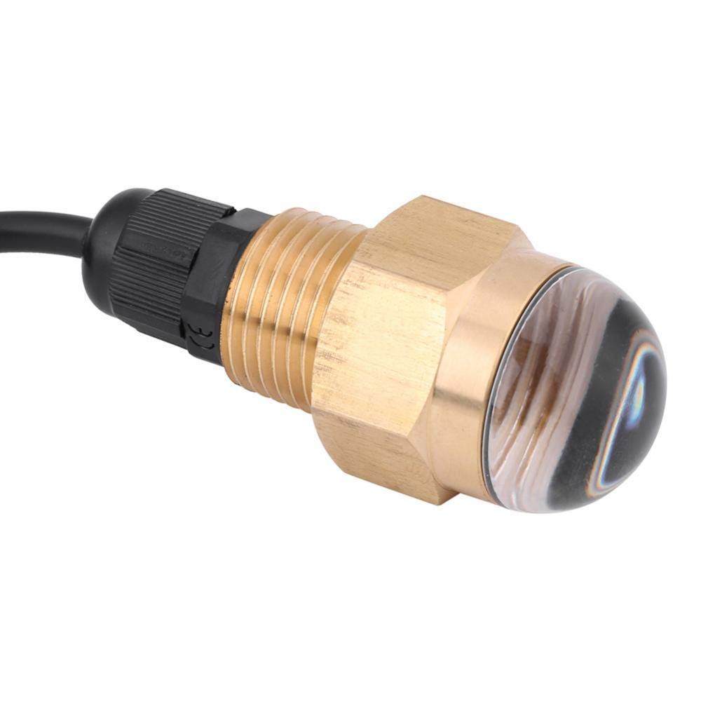 10Pcs LED Marine Boat Underwater Light Brass Glass Blue Submarine Lamp Drain Plug1/2 NPT Yacht Accessory 12V