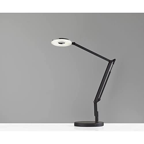 Adesso 6013-01 Gordon LED Desk Lamp 32.5 in, 9 Watt LED, Black, 1 Table Lamp