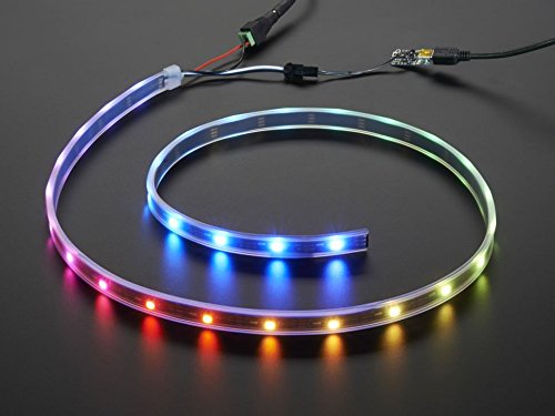 Adafruit NeoPixel LED Strip Starter Pack - 30 LED meter - Black [ADA2562]