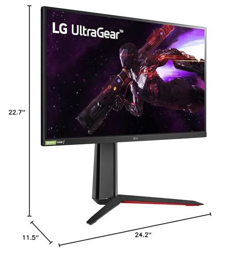 LG UltraGear 27GP850-B 27-inch IPS G-Sync Monitor, Black(Renewed)