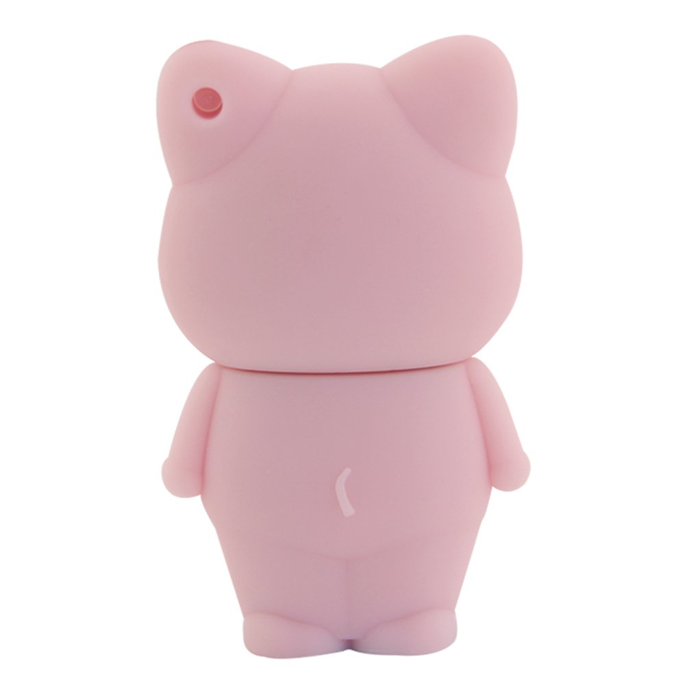 128GB USB Flash Drive, Cute Pink Pig Shaped Thumb Drive, Novelty USB Stick for Data Storage and Backup, Funny Flash Drive for PC/Tablets/Mac/Laptop