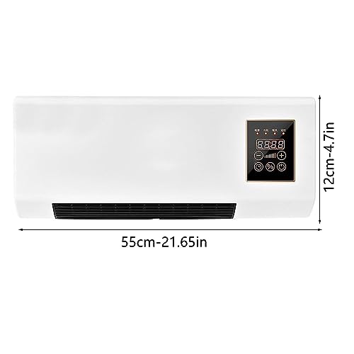 2023 New Large Air Cooler Fan, Wall Mounted Mini Cooling and Heating Fan with Remote Control, Household Timing Air Conditioners for Home, Bathroom, Bedroom, Office, Living Room