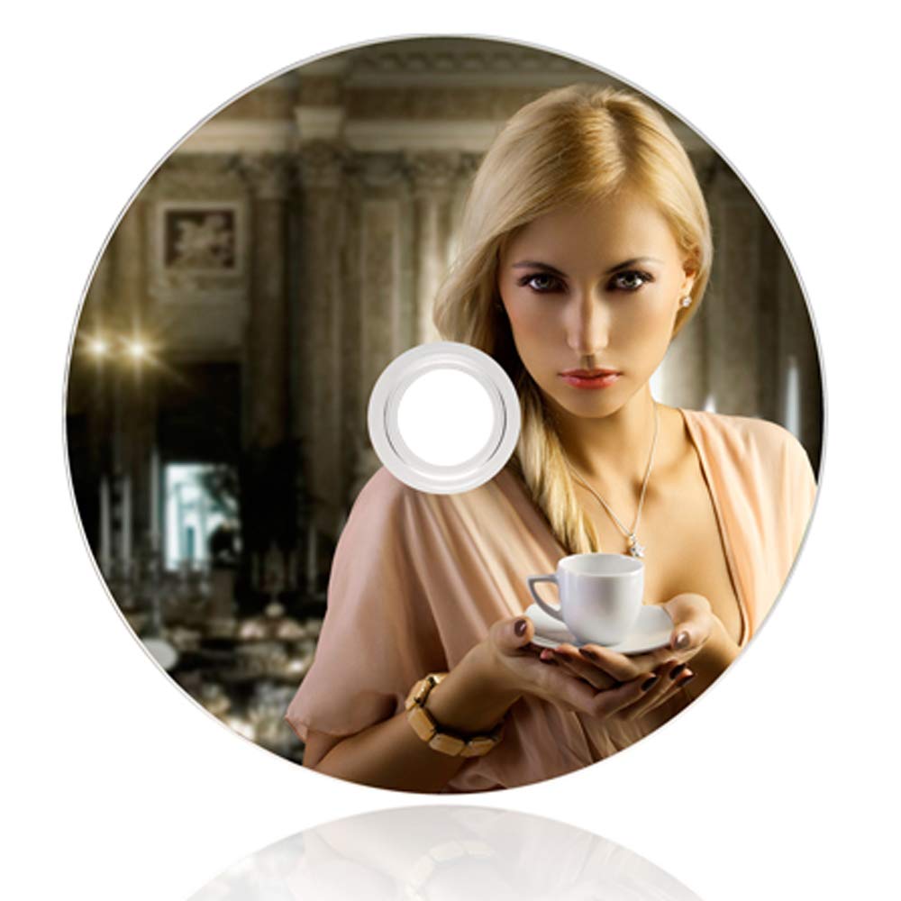 50 Pack Ritek Pro (Professional Grade) DVD-R 16X 4.7GB AZO Dye (MID MXL RG04) Watershield Water Resistant Glossy White Inkjet Hub Printable Blank Recordable Disc