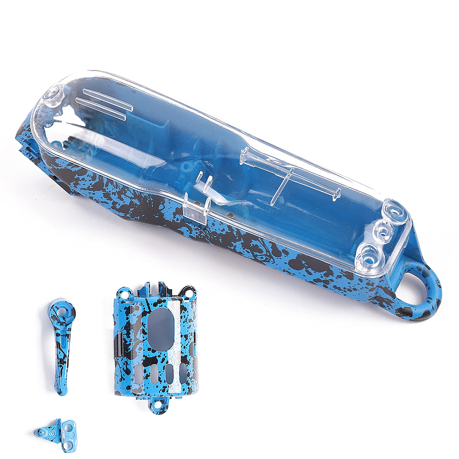 DIY Full Housing Combo, 5-Piece Set Full Housing Combo, Complete Clipper Cover for 5-Star Series Magic Clipper Cordless #8148, Designer Cordless #8591 (Blue)