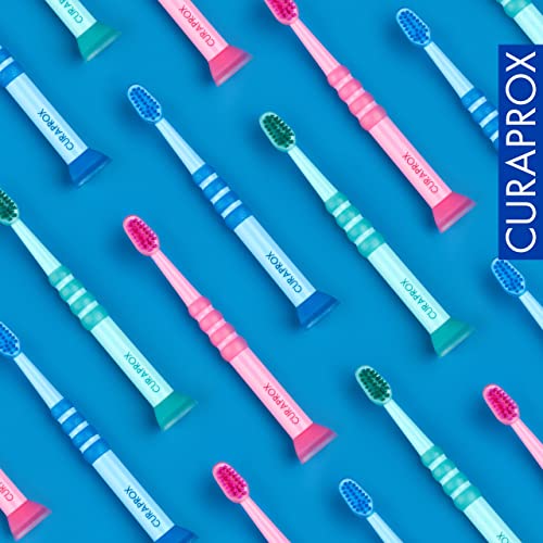 Curaprox Kids CK 4260 Baby Toothbrush (3 Pack); extra soft bristles for children