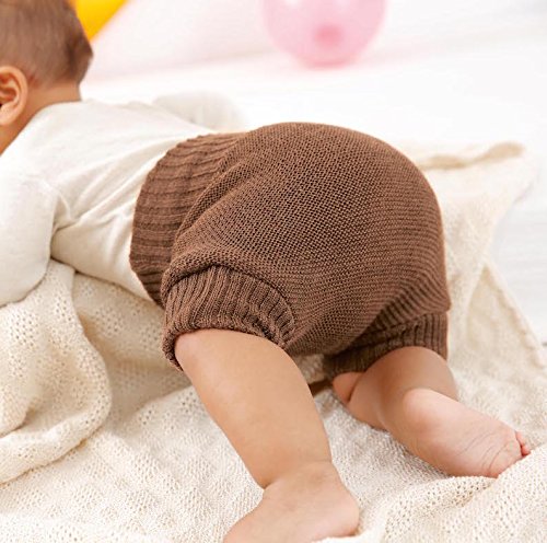 Organic Merino Wool Diaper Cover - Overnight Knit Diaper Cover for Fitted Cloth Diaper (EU86-92, Pacific)