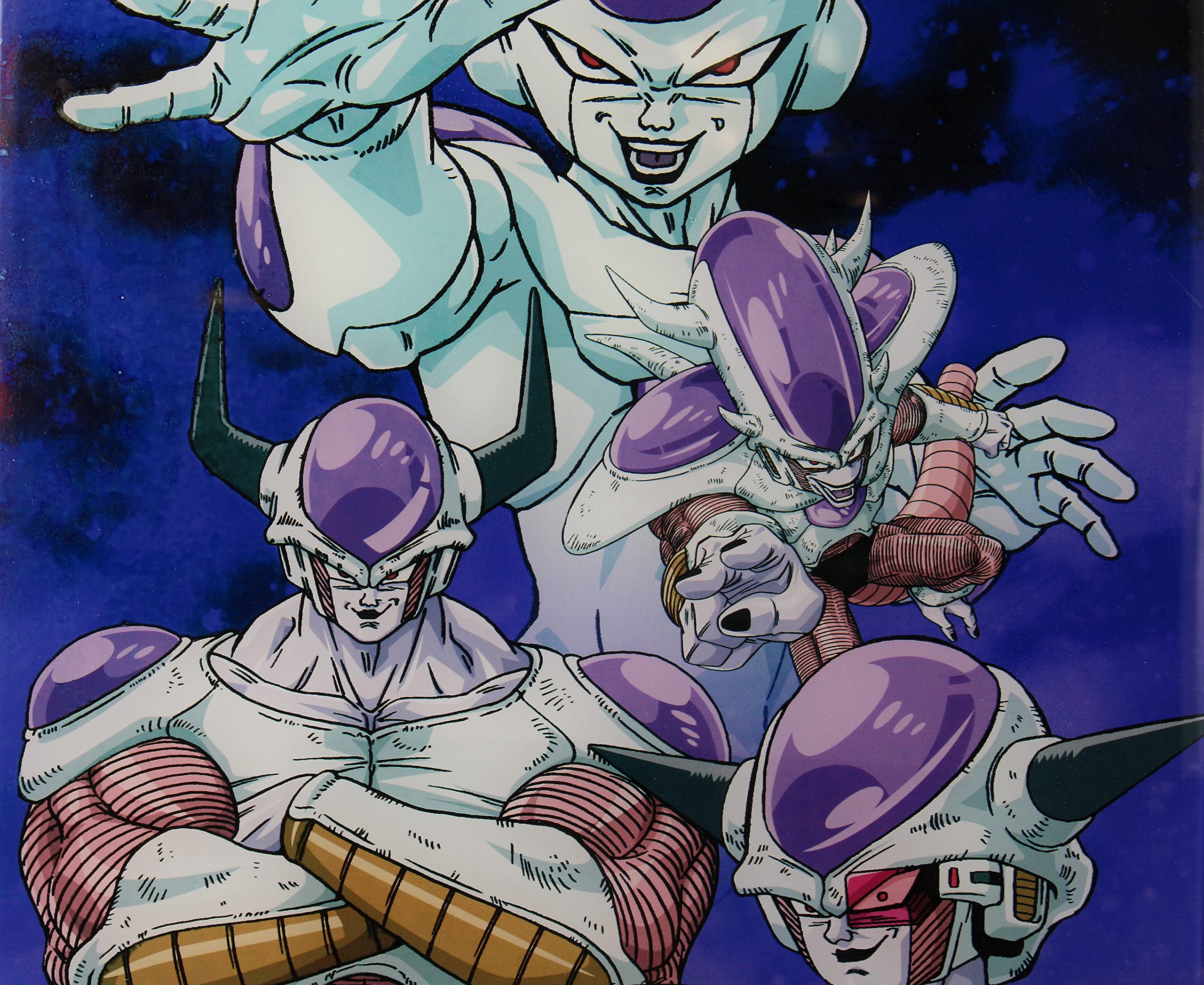 Dragon Ball - Impression en Verre - Frieza Forms - 30X40 cm