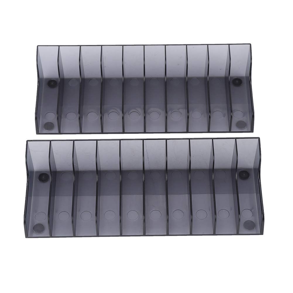 2Pcs Game Card Storage Box for PS4, Large Capacity, Portable Game CD Storage Stand Holder Bracket for PS4/SLIM/PRO