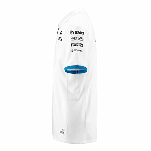 Alpine Racing F1 2023 Men's Team Polo Shirt White
