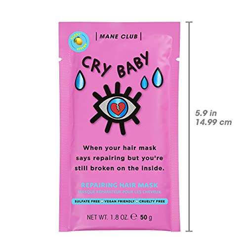 MANE CLUB Cry Baby Deep Conditioner, cruelty free, vegan, no sulfates or parabens β Pack of 2