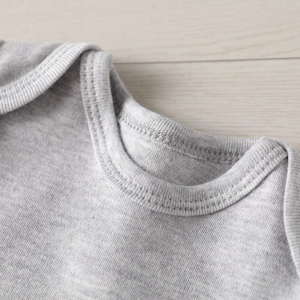 Acwssit Aunt Cool Than Dad Baby Boy Clothes Unisex Funny Baby Girl Baby Bodysuit gray 0-3 months