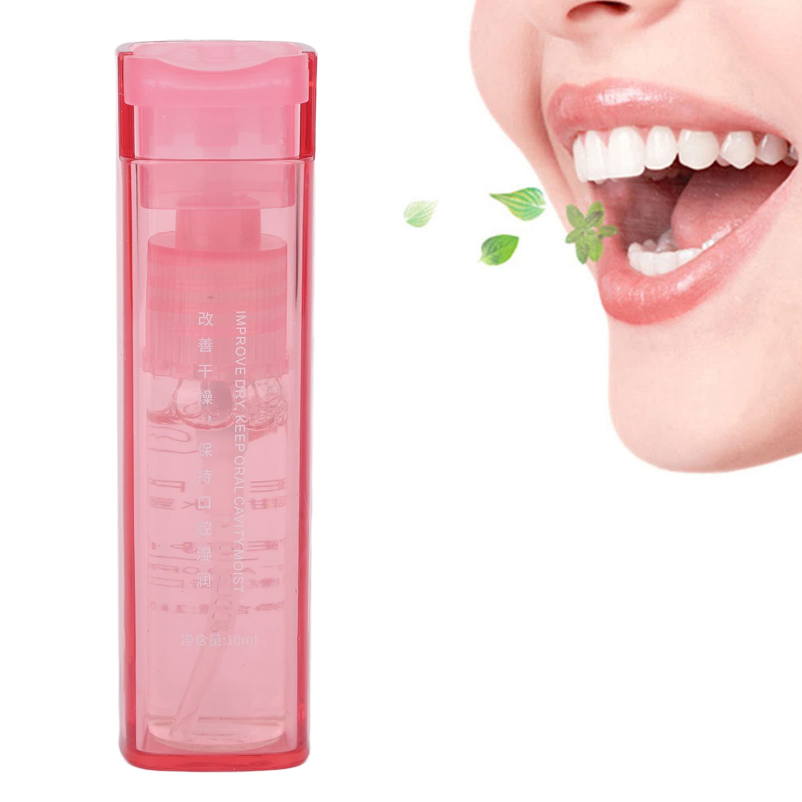 10ml Breath Spray Freshen Breath Juicy Peach Avoid Tooth Portable Decay Oral Spray for Bad Breath,Fast Acting, Long Lasting, Non Acidic