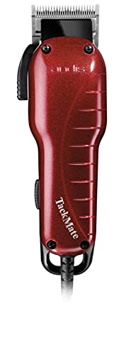 Andis Tackmate Adjustable Equine Grooming Blade Clipper, Burgundy, Model US-1 (66295), 1.1 Pound