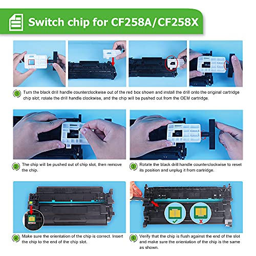 Aztech Compatible Toner Cartridge Replacement for HP 58A CF258A 58X CF258X for HP Pro M404dn M404n M404dw MFP M428fdw M428dw M428fdn Toner Printer M404 M428 M406 M430 (Black 2-Pack)