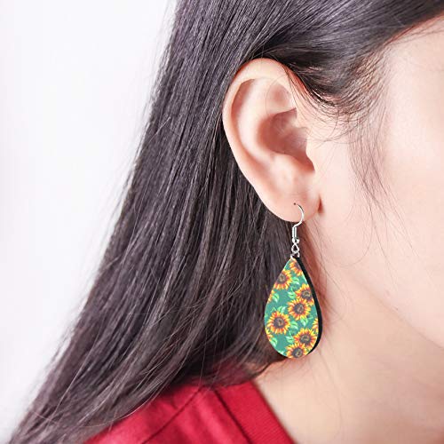 16 Pcs Sublimation Earring Blanks MDF Sublimation Printing Earrings for Christmas Valentine Mother Halloween St Patrick's Day Making DIY Craft