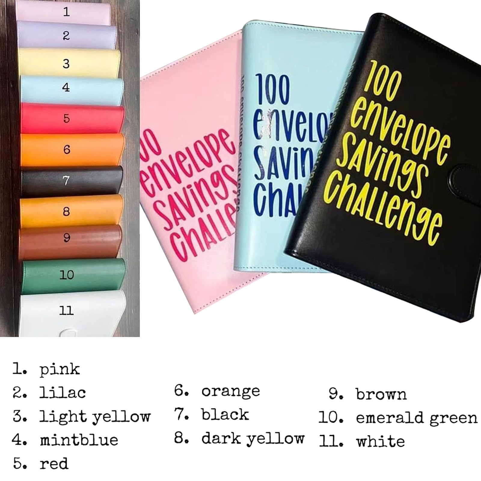 100 Envelope Challenge Binder, Easy and Fun Way to Save $5,050, 2023 New Savings Challenges Binder, Savings Book with Cash Envelopes, Budget Binder Planner Book for Budgeting Planner & Saving Money