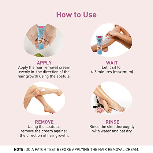 Sirona Hair Removal Cream for Women - 3.38 Fl Oz | with No Talc, No Harmful Chemicals | Ideal for Bikini Line,Underarm, Legs | Dermatologically Tested