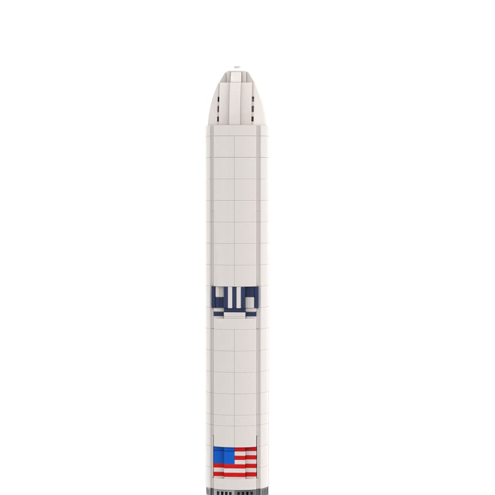 1355 Pieces Centauruss Rocket Building Blocks, Vulcam Space Launch System Rocket Vehicle Outer Space Model, 2023 Space Travel STEM Science Building Kit, Easter Children's Day Gift for Boys Girls Kids
