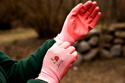 12 PAIRS Women Gardening Gloves with Micro Foam Coating - Garden Gloves Texture Grip - Women’s Work Glove - Working Gloves For Weeding, Digging, Raking and Pruning, Medium