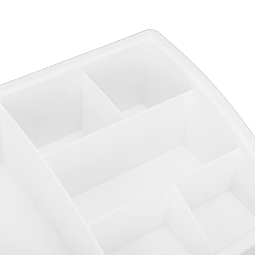 3 Drawer Makeup Organizer, Transparent 3 Floors Dustproof Makeup Organizer Box Classification Storage Pull Out for Cosmetics Shop for Household