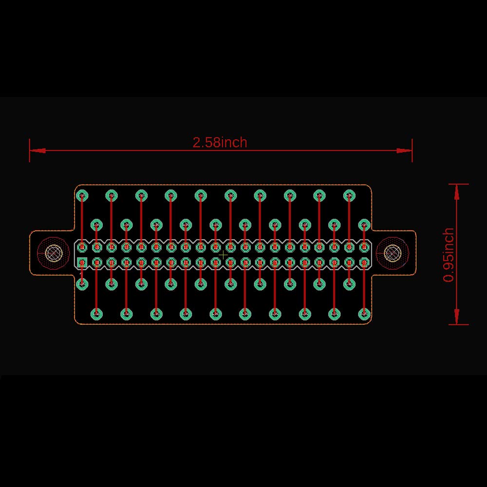 Treedix Terminal Block Breakout GPIO Spring Expansion Solderless 40pin Pinout Board Module Compatible with Raspberry Pi