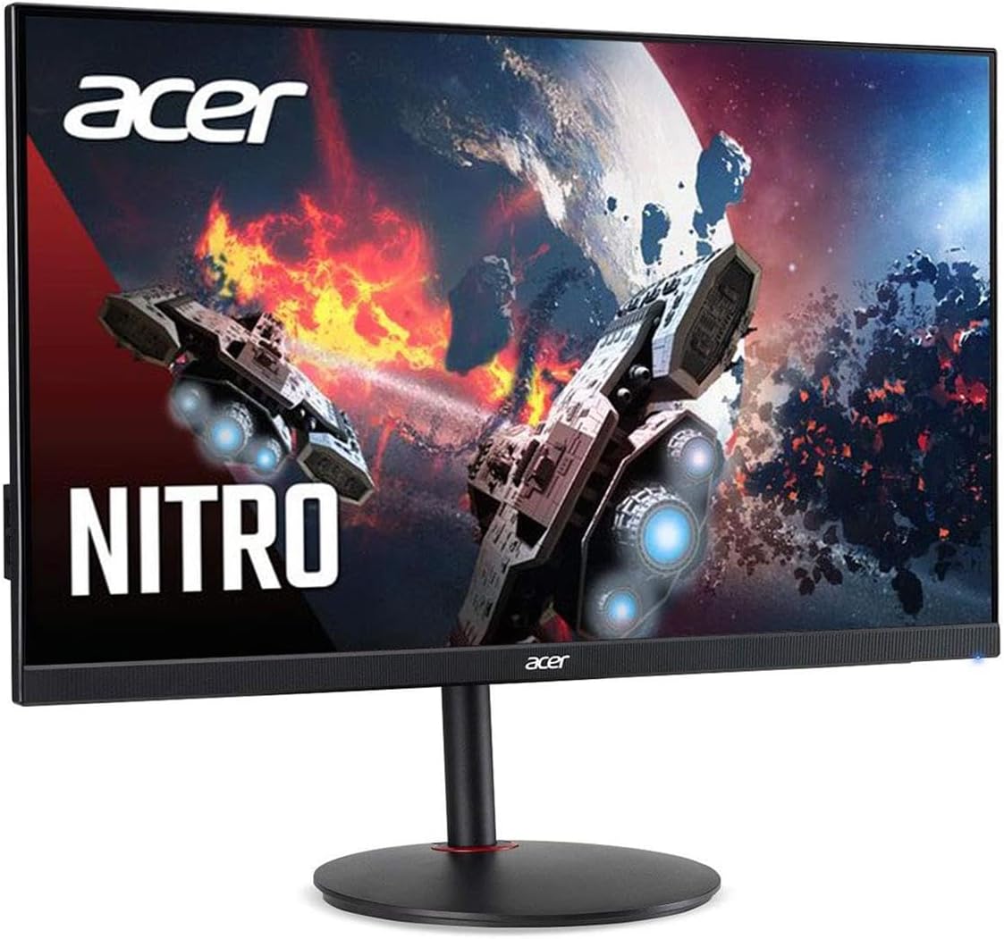 Acer Nitro XV272U Vbmiiprx 27" Zero-Frame WQHD 2560 x 1440 Gaming Monitor | AMD FreeSync Premium Agile-Splendor IPS Overclock to 170Hz Up 0.5ms 95% DCI-P3 1 Display Port & 2 HDMI 2.0