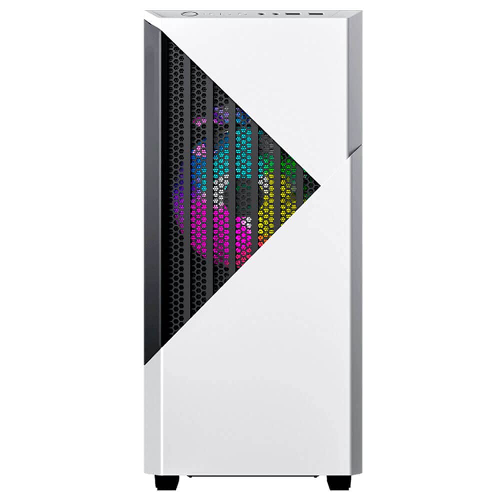 GAMEMAX Contac COC WB White / Black Steel / Tempered Glass ATX Mid Tower Computer Case