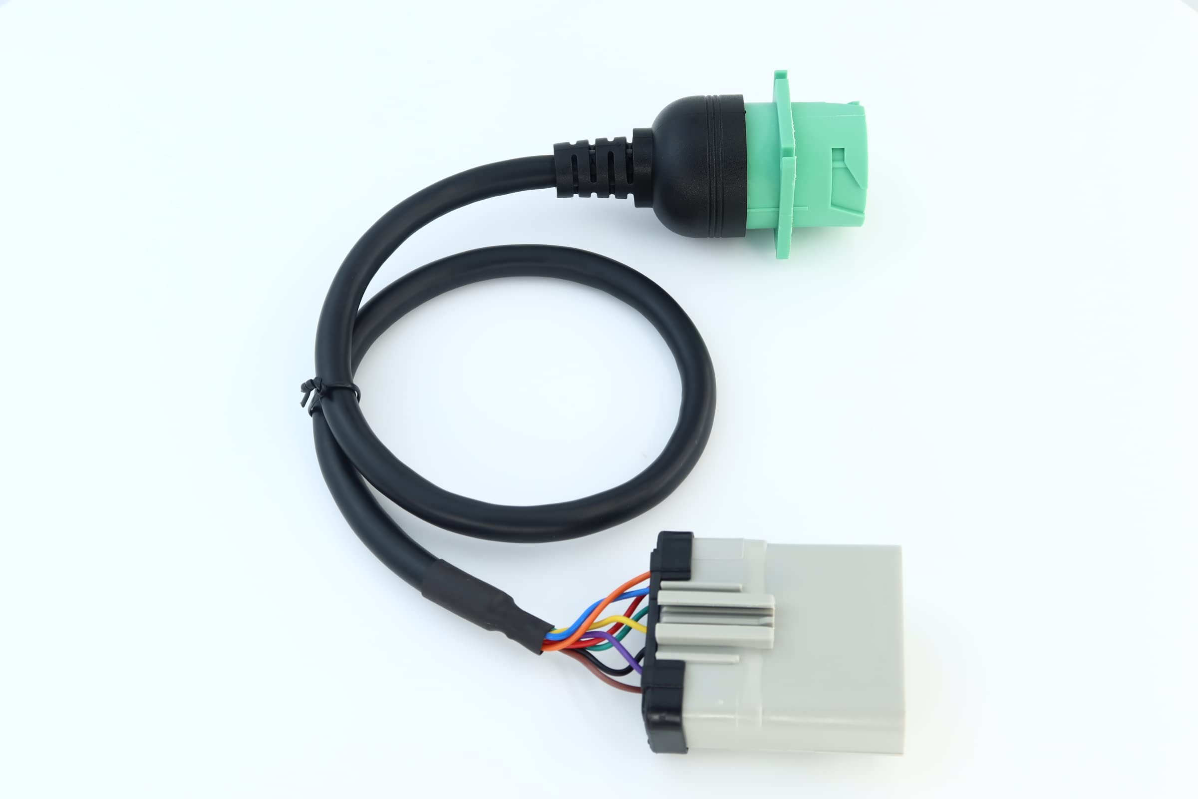 14pin RP1226 to 9pin J1939 Cable RP-1226 VECU Accessory Connector A2829T2-24 14 Way to 9 pin J1939 RP1226 ELD 24"