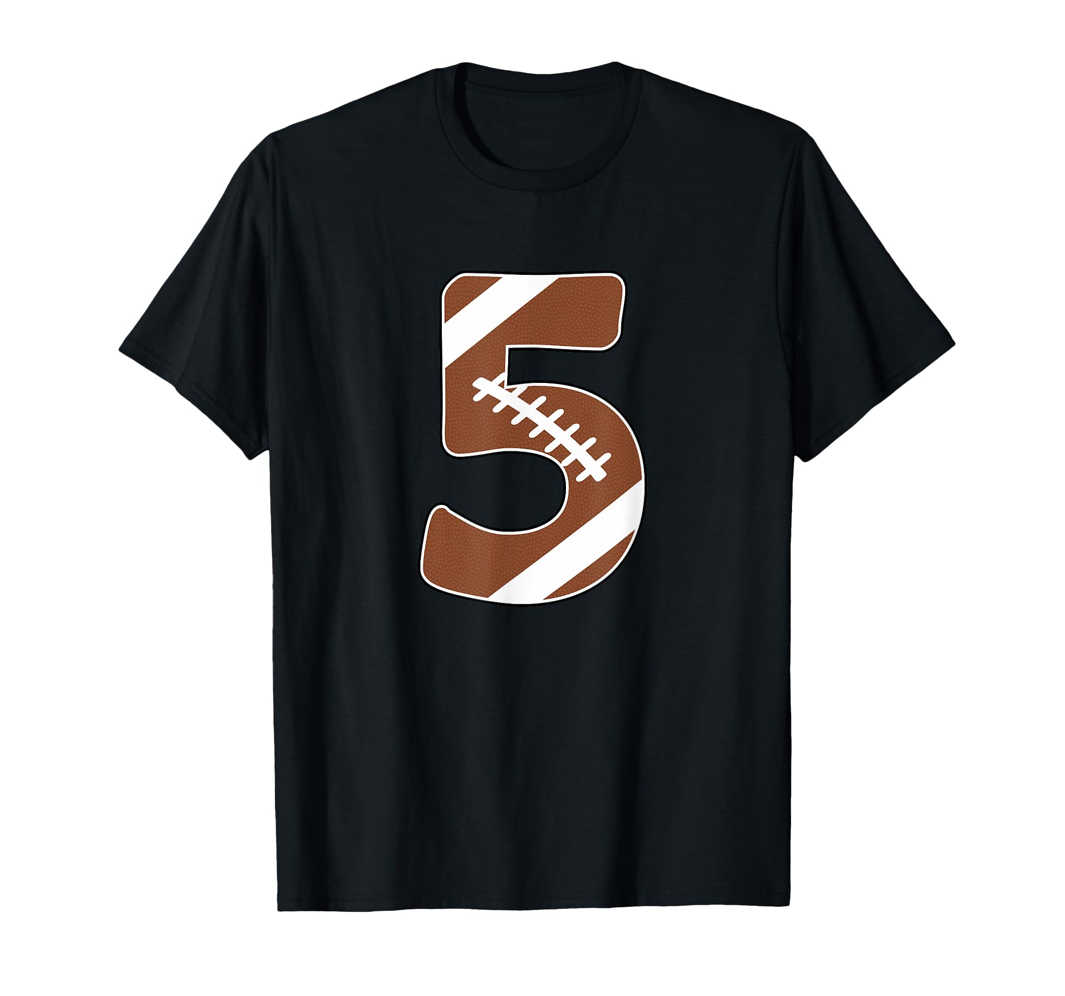 5th Birthday Football Shirt - 5 years old Kid Football Shirt T-Shirt